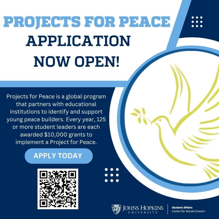 Projects for Peace Grant | Center for Social Concern